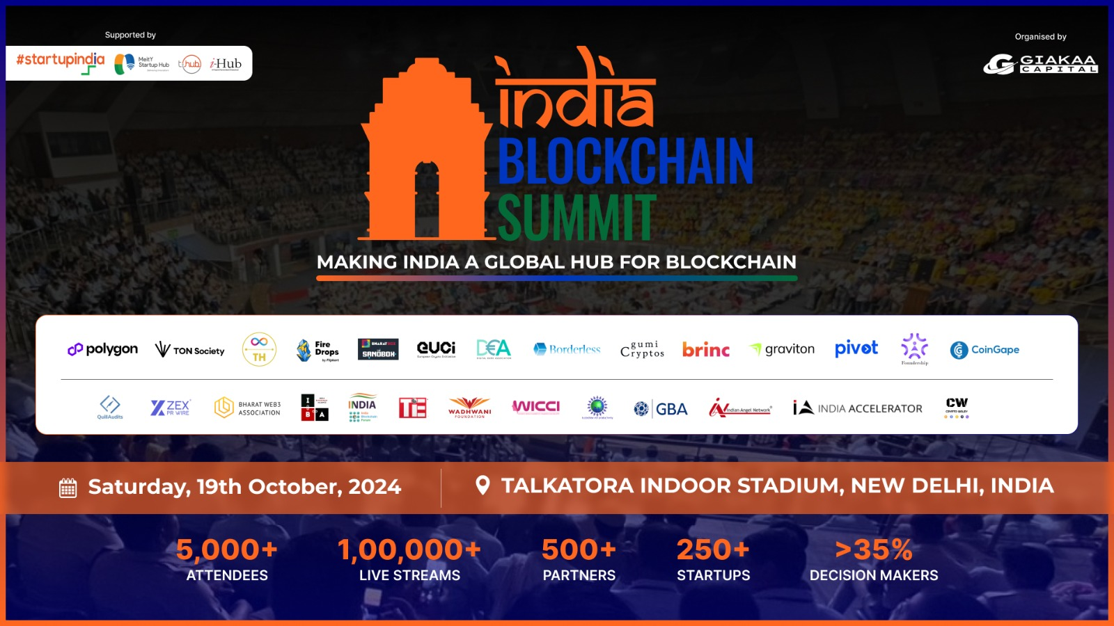 India Blockchain Summit 2024 | Premier Blockchain Event in India